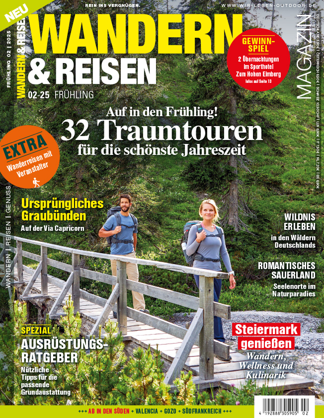 WANDERN & REISEN Magazin 02/2025 | MSV Medien Shop